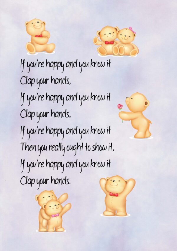 Nursery Rhyme - If You're Happy - ImageGraphics