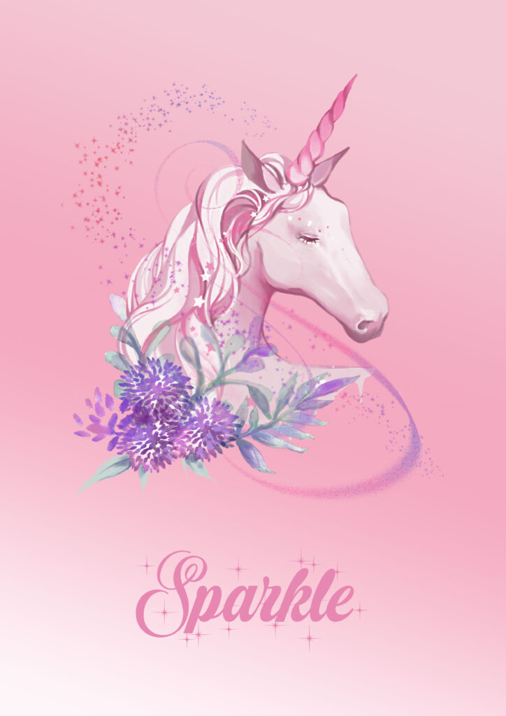 Unicorn Pink - Sparkle - ImageGraphics